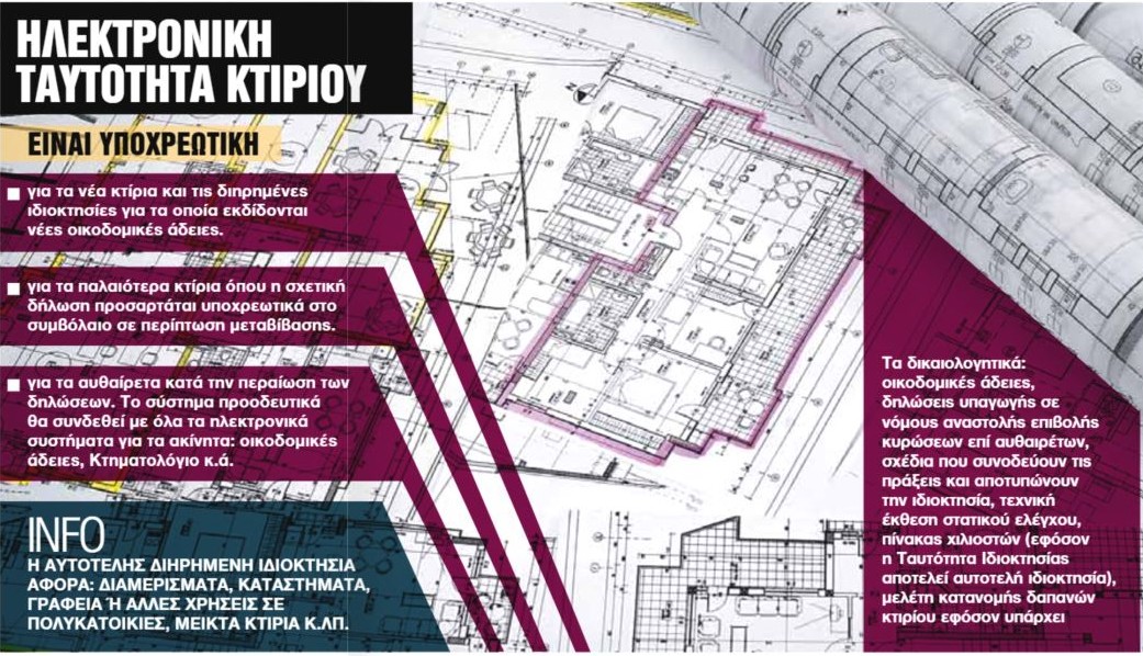 Ηλεκτρονική Ταυτότητα Κτιρίου: Η διαδικασία και τα δικαιολογητικά ...