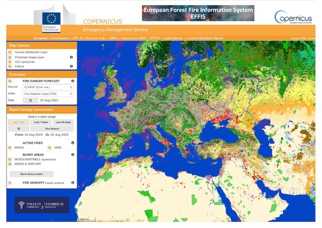 Κορκίδης: «Να αναβαθμιστούν οι υπηρεσίες του συστήματος EFFIS για τις ...