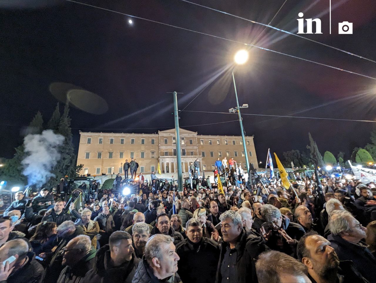 Αγροτικές κινητοποιήσεις: Σε εξέλιξη το συλλαλητήριο στο Σύνταγμα - Η ...
